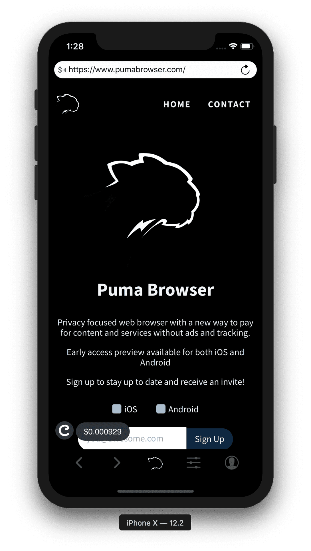 Home | Puma Browser